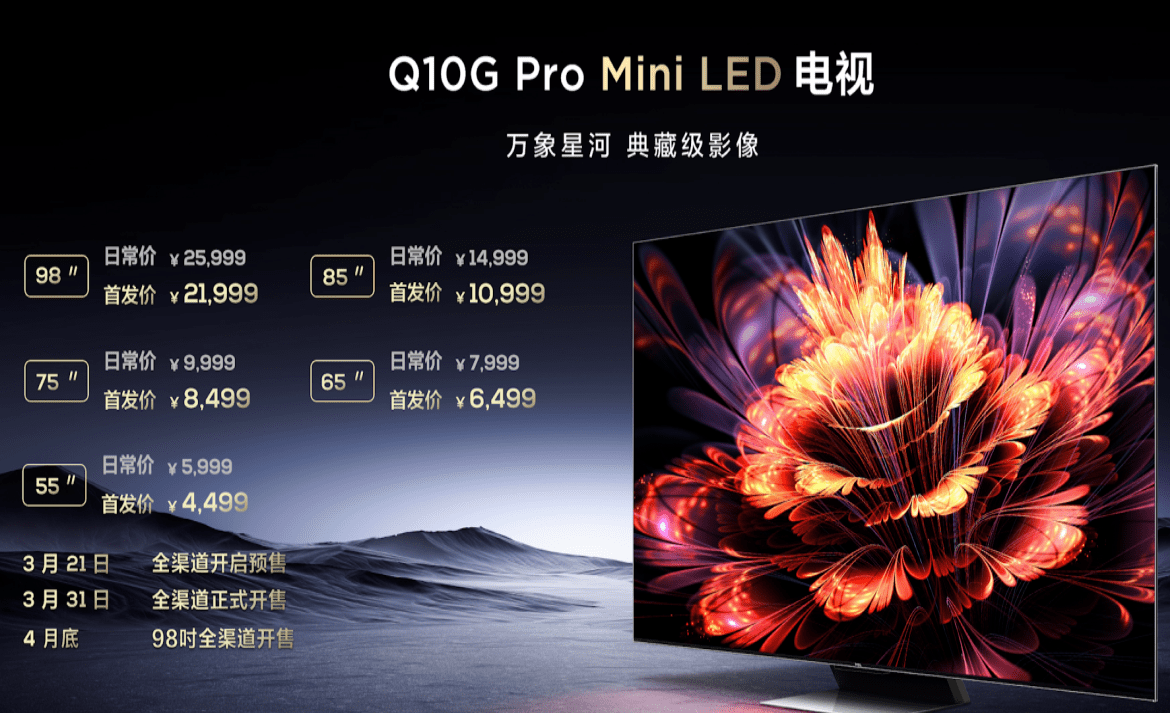 Mini LED电视领跑 | TCL Q10G Pro画质至上 诚意满满_分区_产品_画面