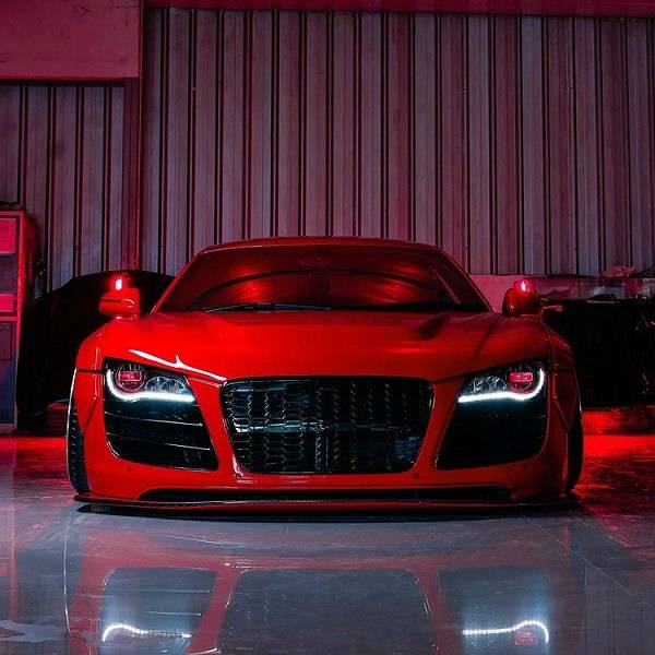 #魔鬼姿态#奥迪R8改装AIRBFT空气悬挂案例_搜狐汽车_搜狐网