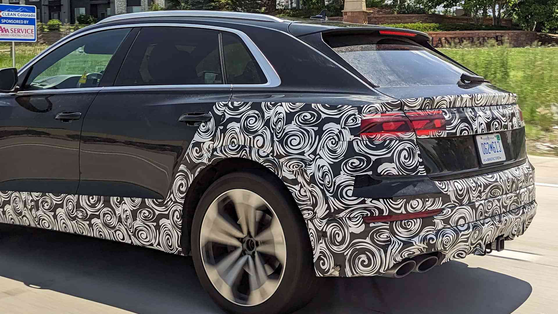 超500马力 奥迪2024款SQ8最新谍照曝光_搜狐汽车_搜狐网