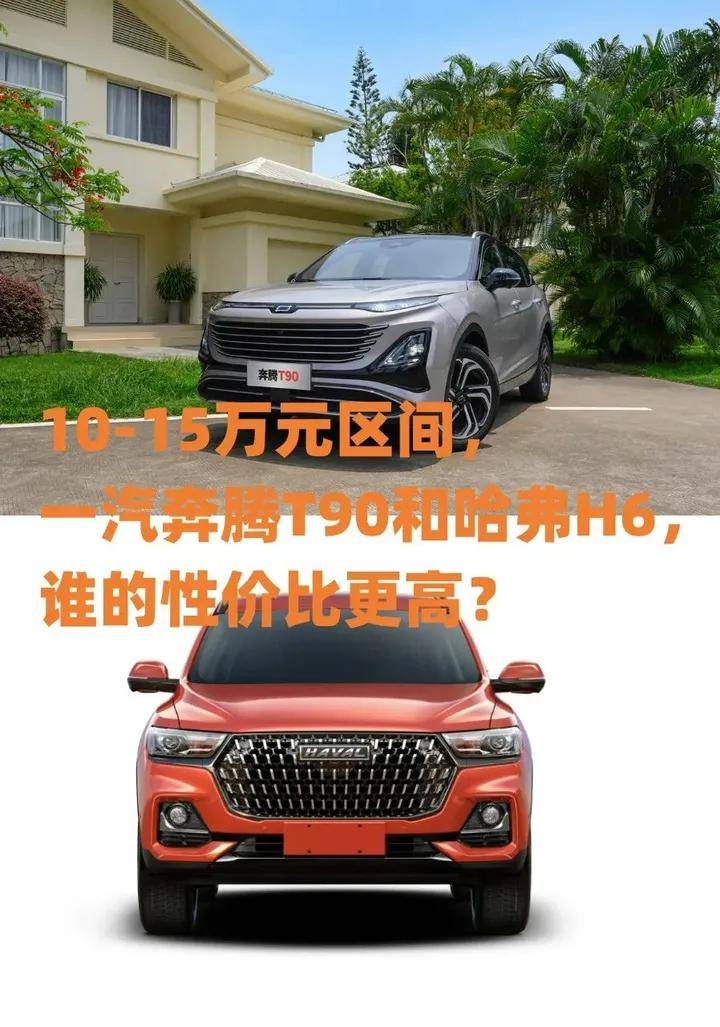10-15万元区间，一汽奔腾T90和哈弗H6，谁的性价比更高？_搜狐汽车_搜狐网