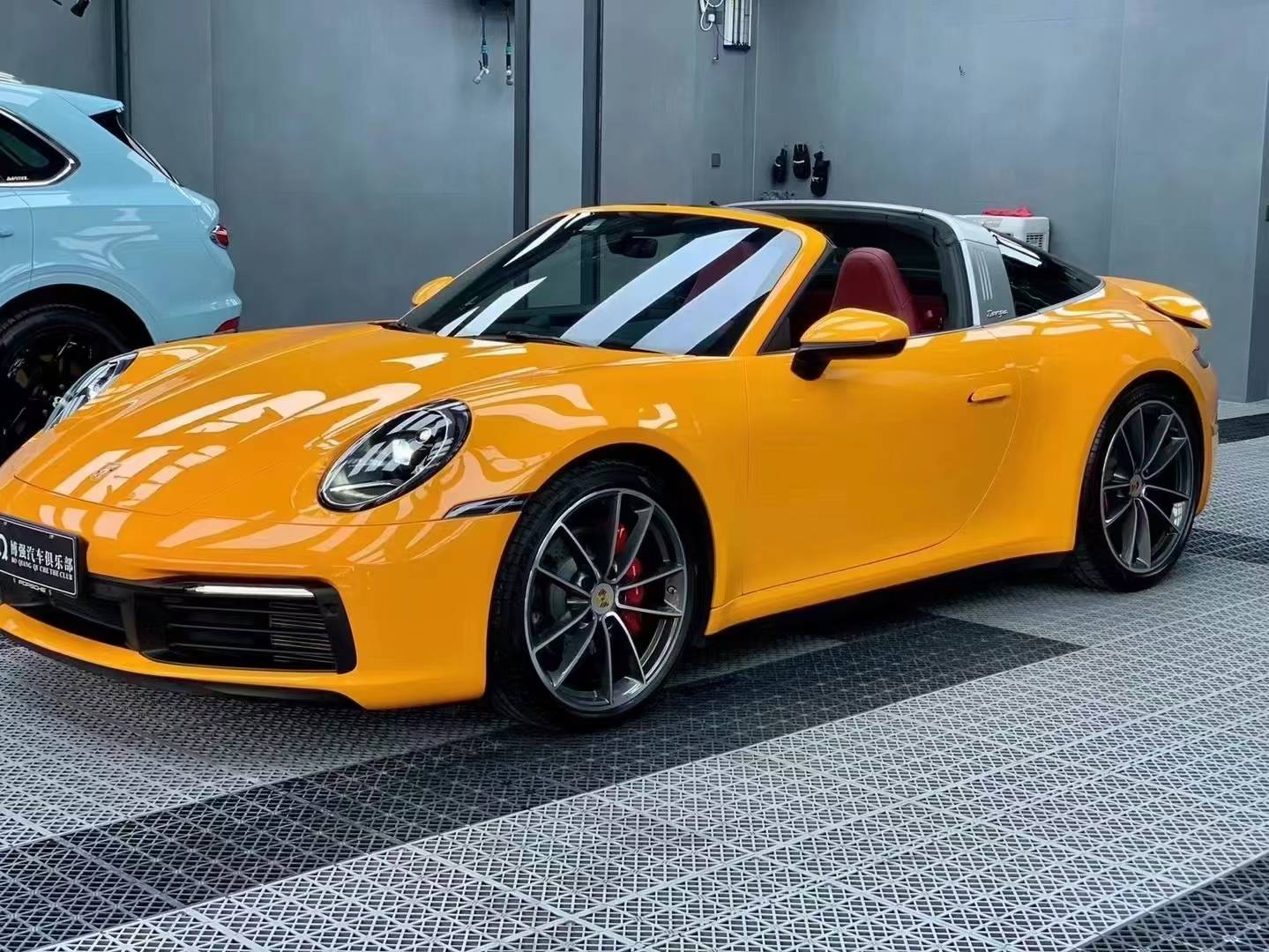 保时捷EKFILM改色膜PET迈凯轮橙，要你心想事橙_搜狐汽车_搜狐网