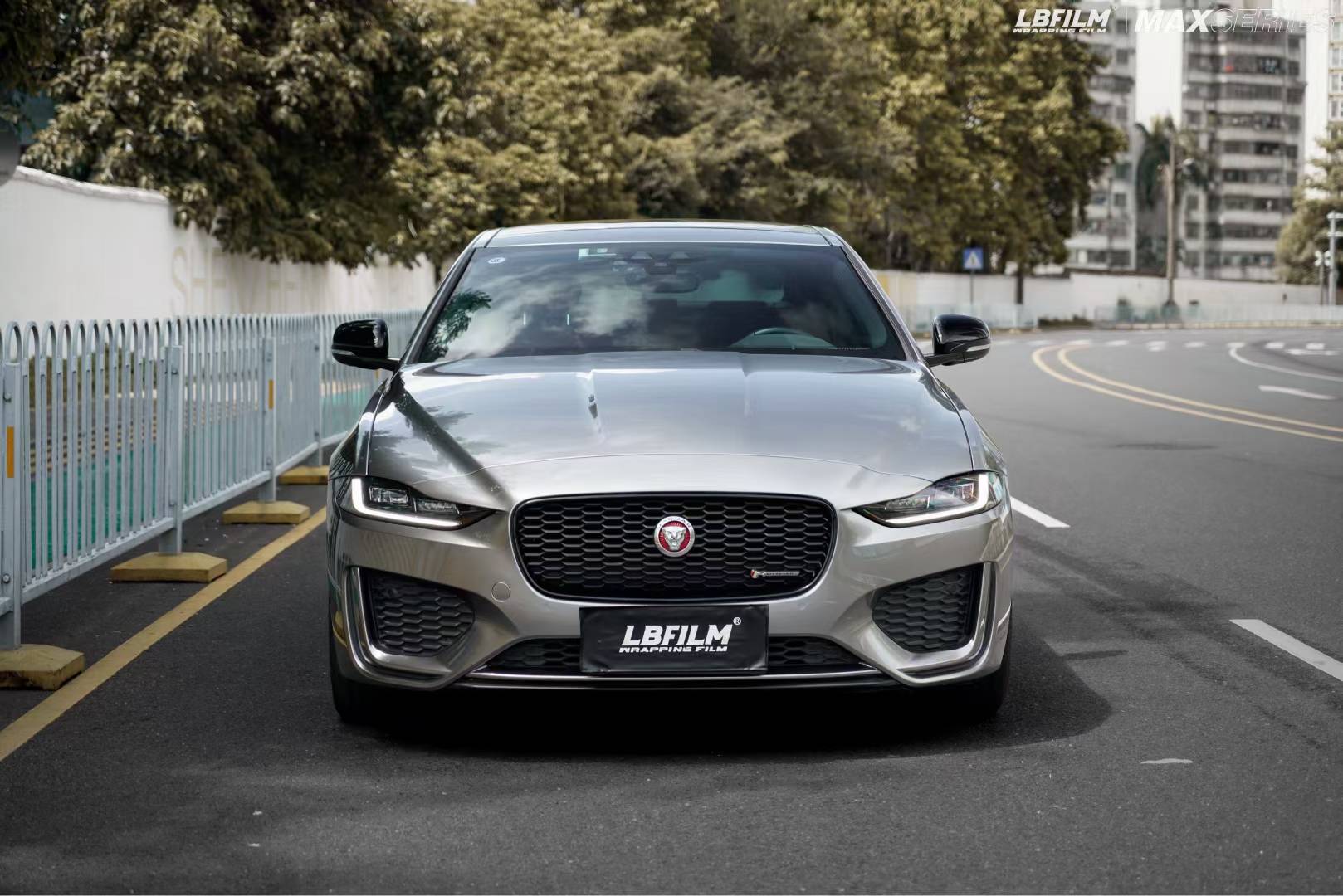 捷豹xfl-LBFILM改色膜液态金属银,银灰色系百搭又帅_搜狐汽车_搜狐网