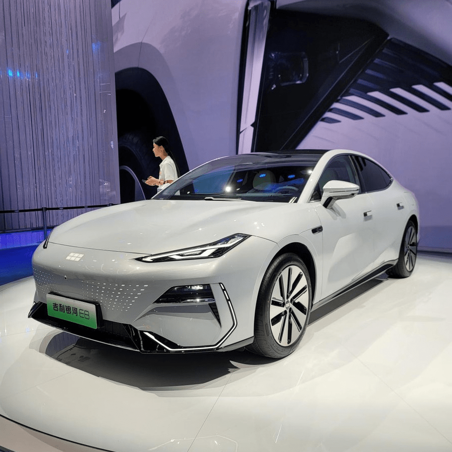 吉利银河E8亮相广州车展，引领中国纯电旗舰新篇章_搜狐汽车_搜狐网