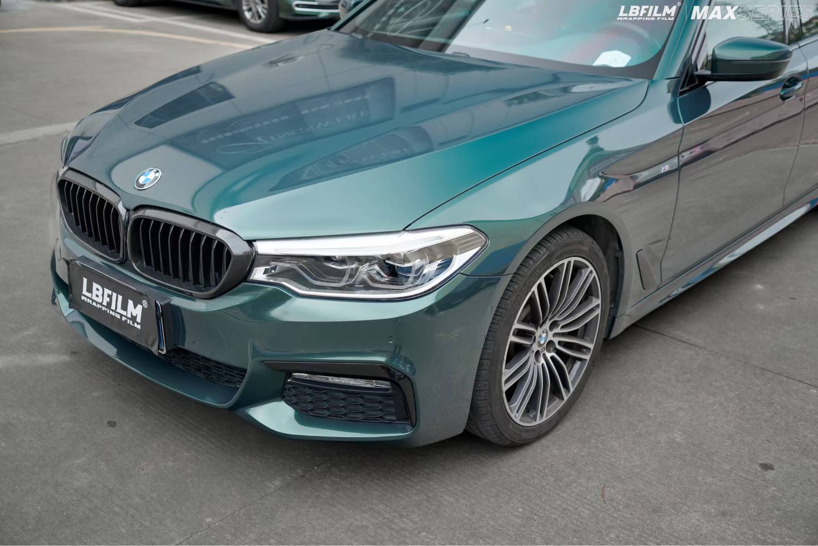 宝马530Li -LB改色膜原厂漆哥特蓝绿，源于北欧小岛的自然颜色_搜狐汽车_搜狐网