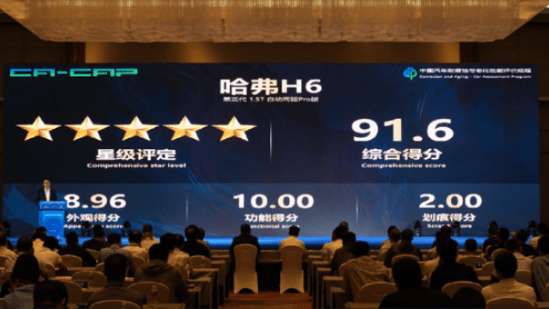 第三代哈弗H6勇夺CA-CAP白金等级认证_搜狐汽车_搜狐网