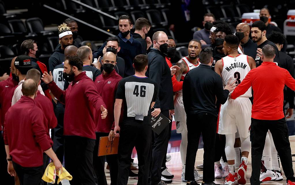 约基奇38分，NBA西部1/4决赛G2 掘金128-109开拓者-搜狐大视野-搜狐新闻