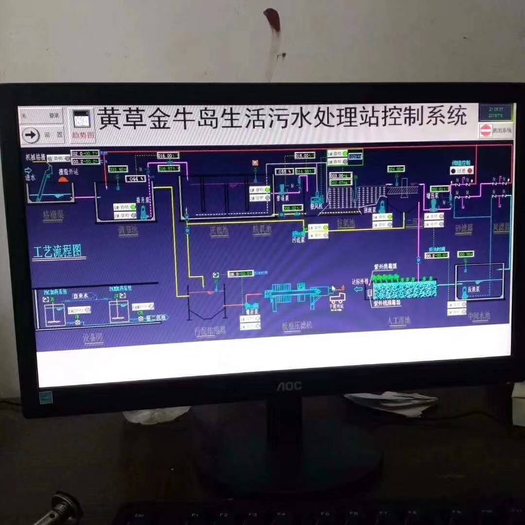 巨控GRM531Y-C生活污水处理系统远程监控系统_数据