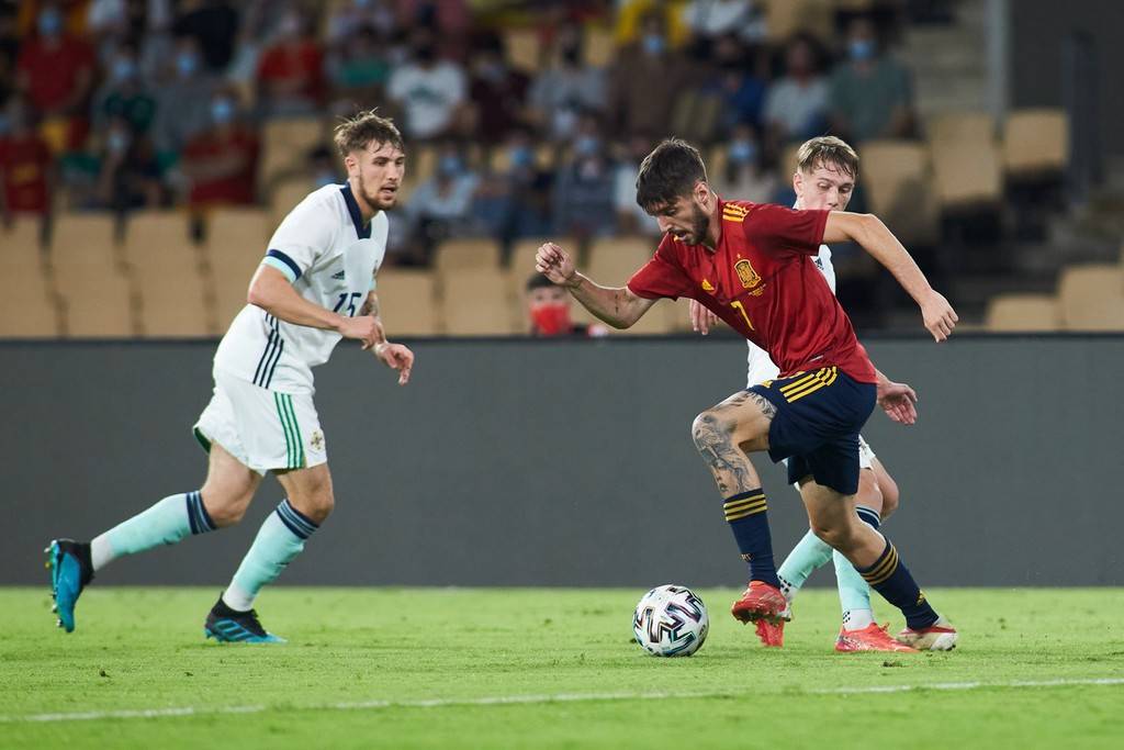 2023欧青赛资格赛C组：西班牙U21 3-0 北爱尔兰U21-搜狐大视野-搜狐新闻