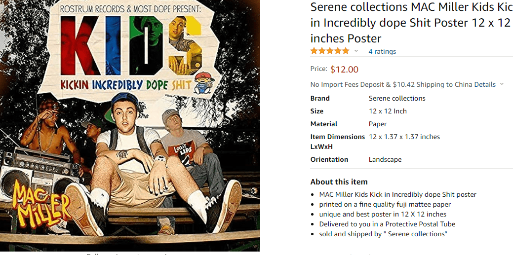 Mac Miller 麦克·米勒再度发案，仍由GBC代理，案件号：21-cv-6481_侵权_版权_品牌