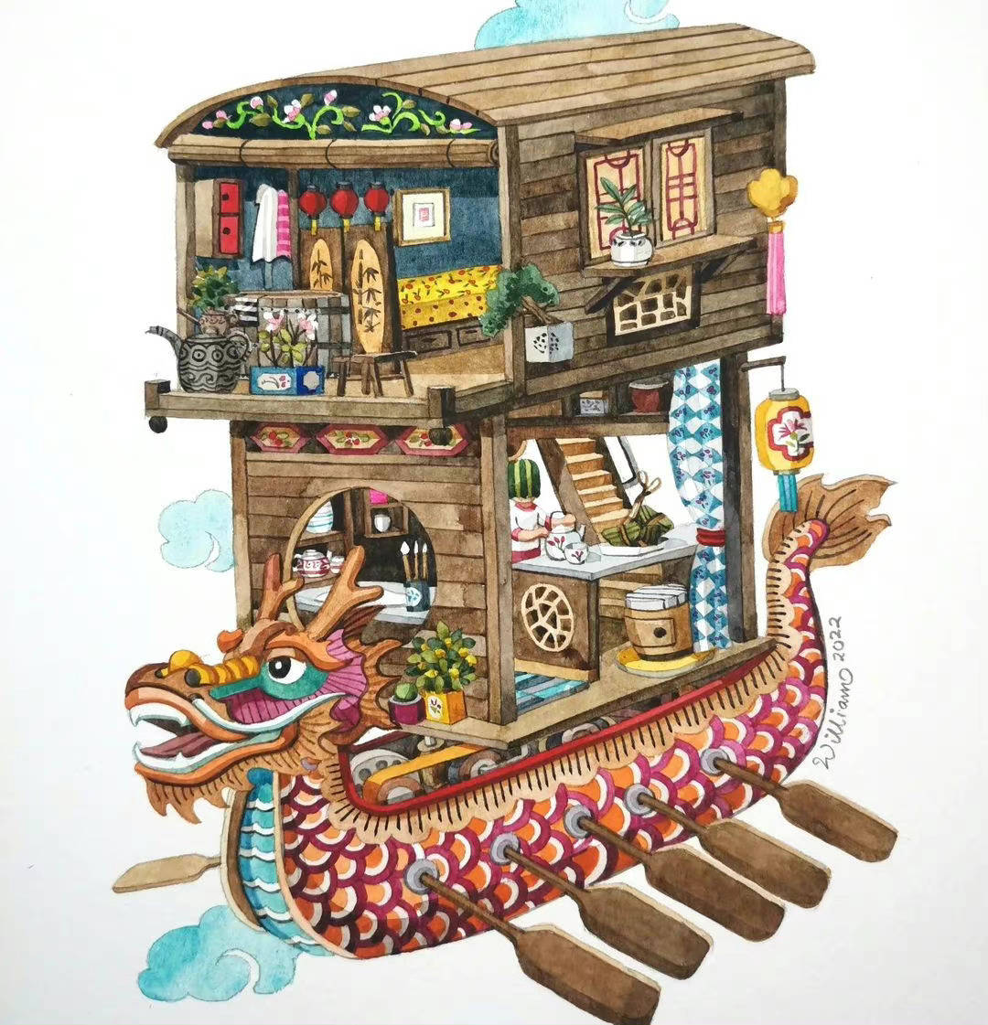 一间小木屋画师William Sim作品欣赏-搜狐大视野-搜狐新闻