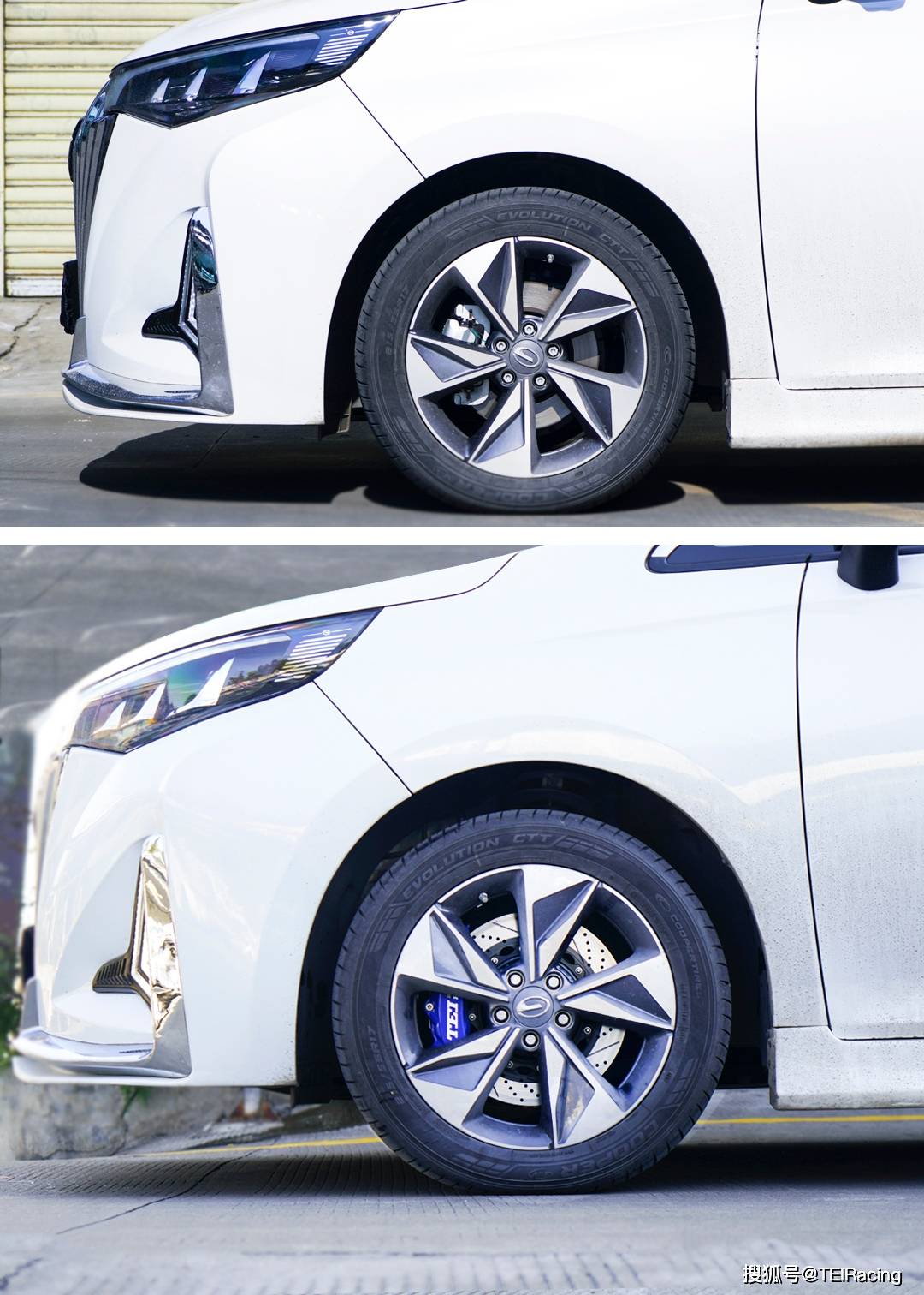 广汽传祺M6刹车改装案例、升级TEI P40NS刹车套件_搜狐汽车_搜狐网