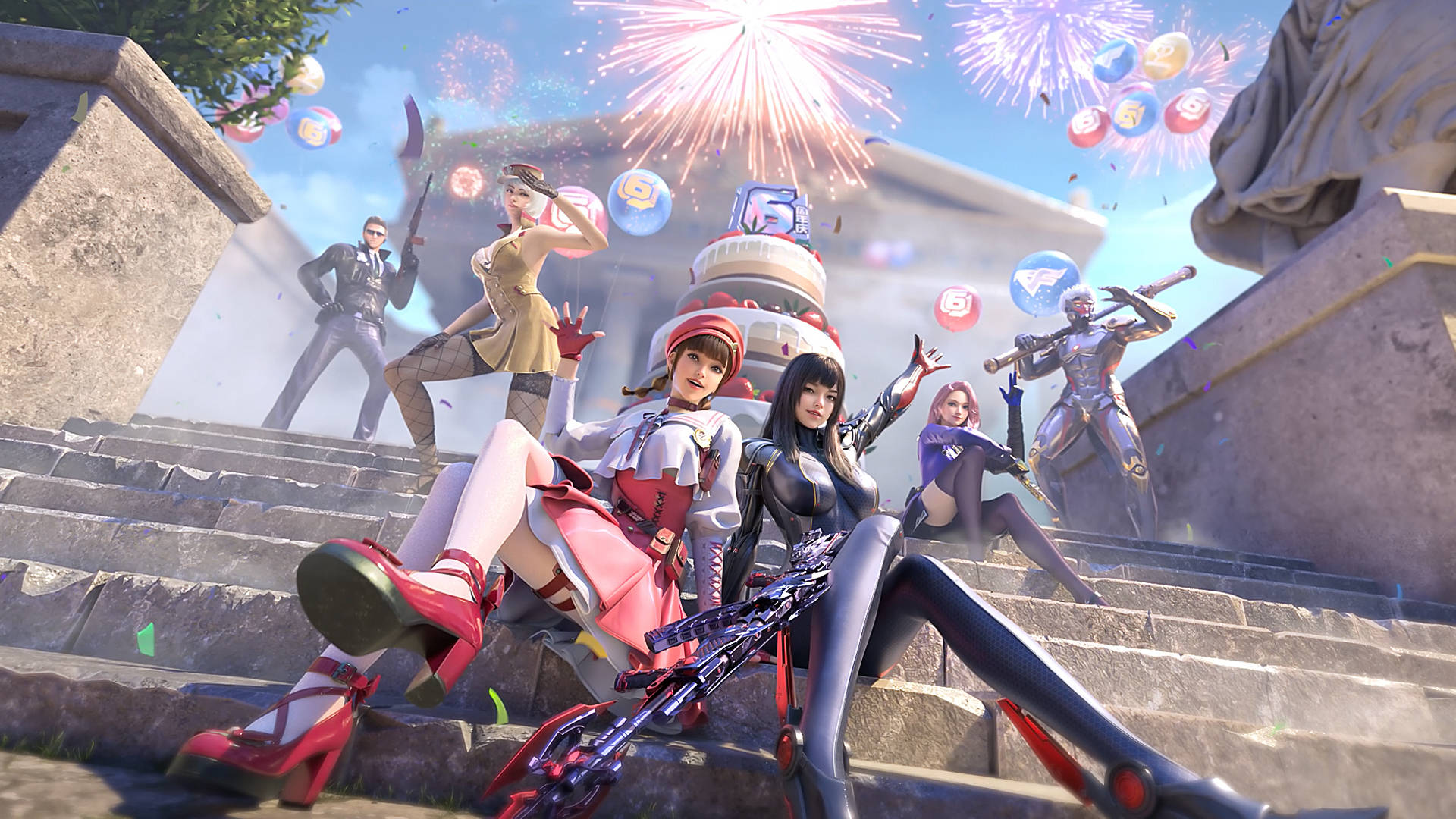 CF穿越火线高清壁纸：HeartShot电竞女子战队-搜狐大视野-搜狐新闻