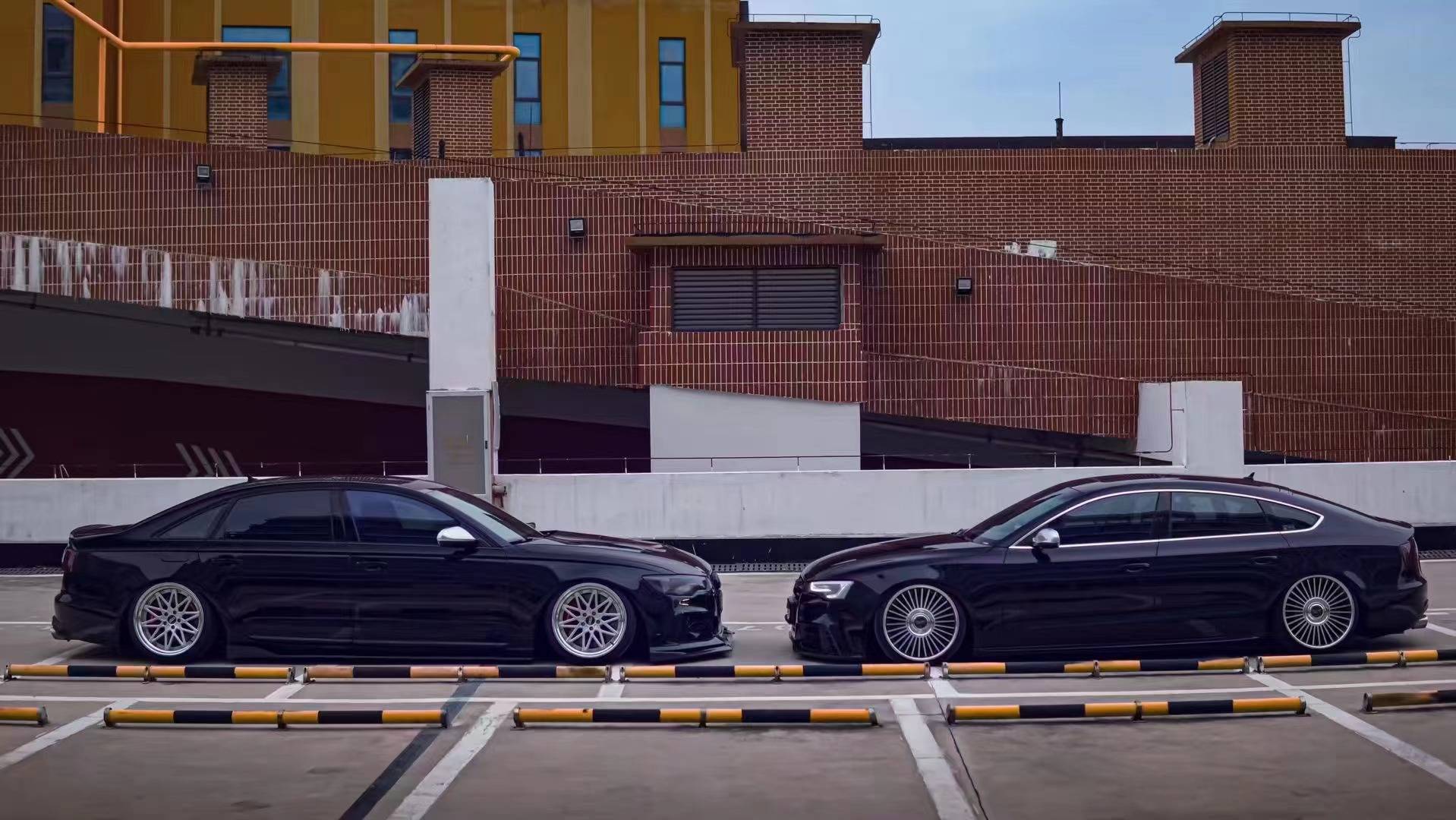 奥迪S5改装AIRBFT气动避震低趴姿态案例分享_搜狐汽车_搜狐网