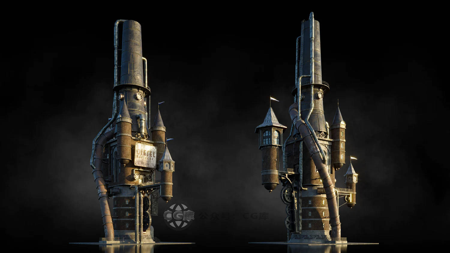 虚幻3D黑化乌托邦43G资产下载 - CG港-官网入口