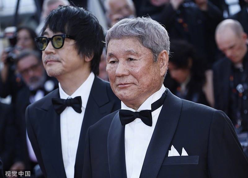 黑帮大佬即视感!北野武携新片《首》亮相戛纳红毯 搜狐大视野 搜狐新闻