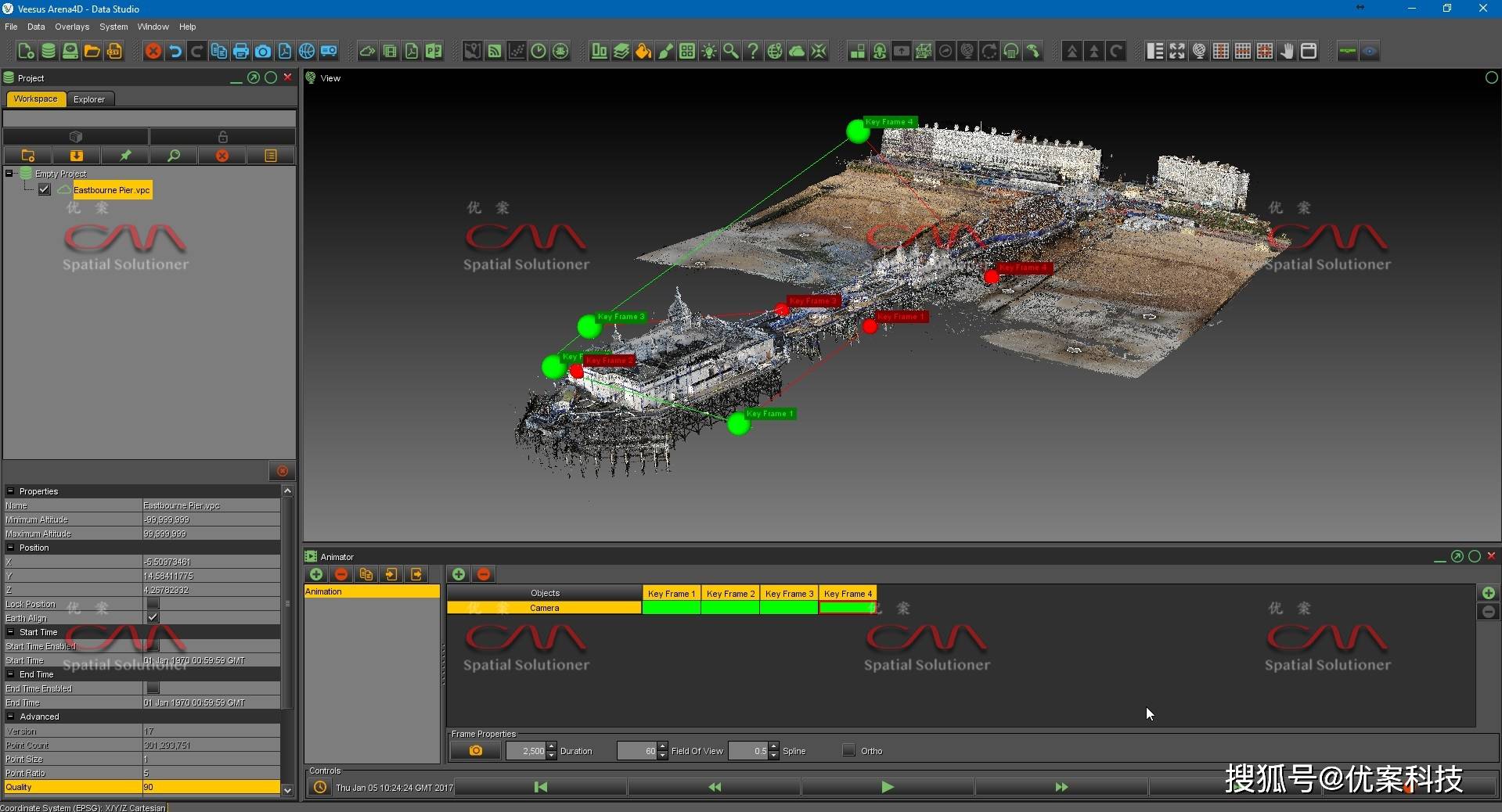 Arena4D——LiDAR三维激光点云数据多元化信息承载与应用系统_Zappcha_视频_文件