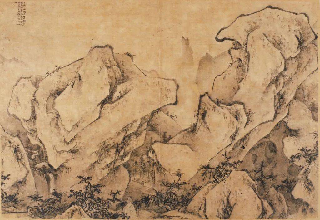 王履晚年杰作《华山图》册（故宫收藏部分）_异色