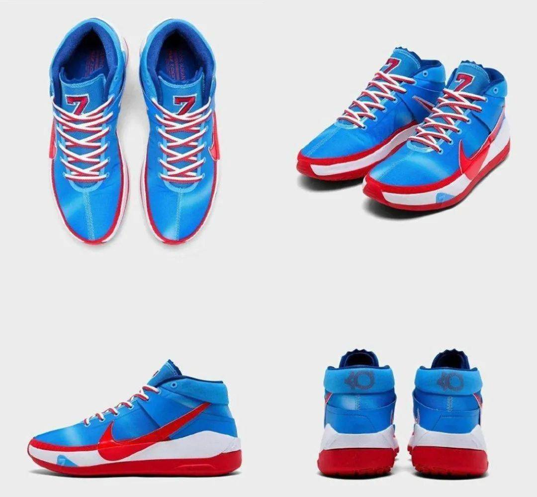 KD13新配色曝光！这也太骚了吧，这复古感我爱了！_杜兰特