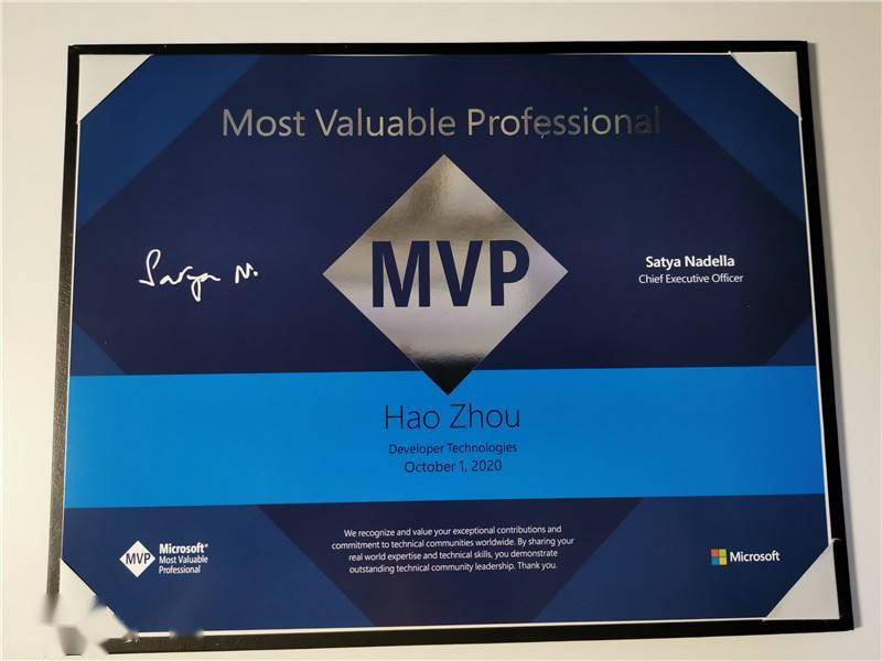 2020 - 2021，我的微软 MVP 大礼包开箱_领域
