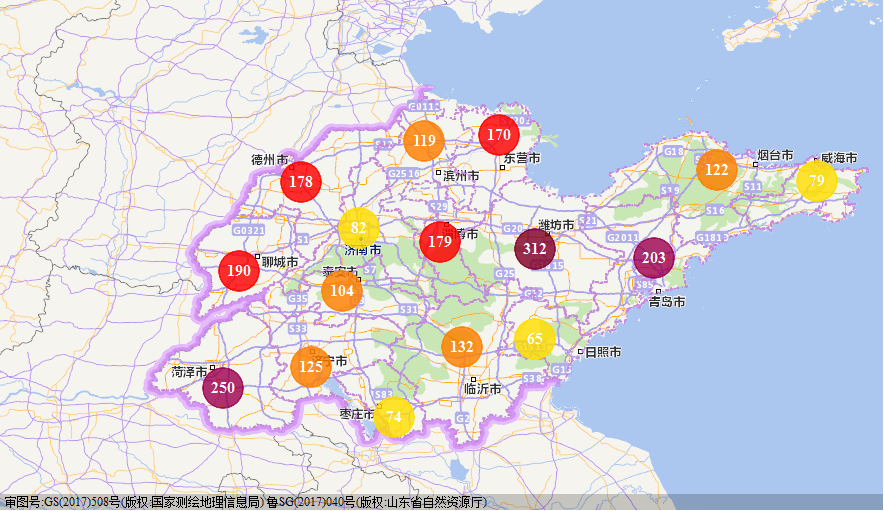 山东省环境空气质量形势预报(2021年2月27日—3月7日)污染