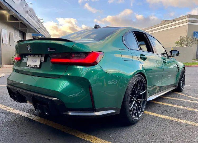 曼岛绿宝马M3配963M车轮组极其战斗！这是在致敬763M吗？_搜狐汽车_搜狐网