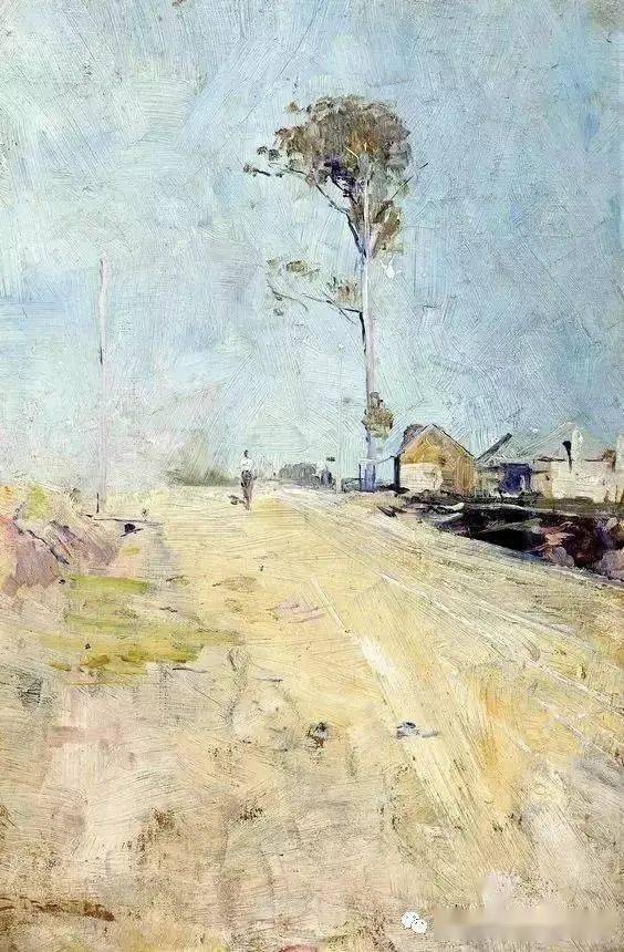 澳大利亚著名画家阿瑟·斯切特的印象派风景油画欣赏_Arthur