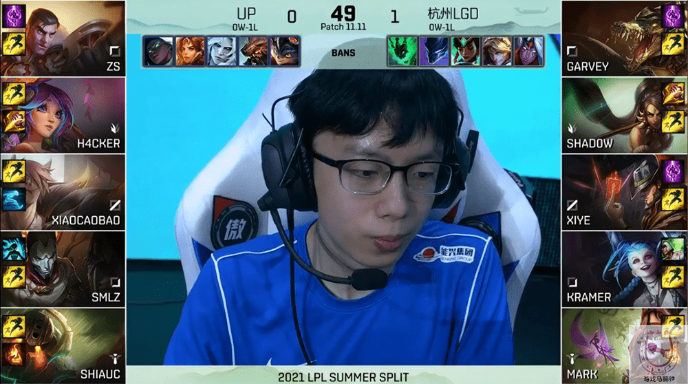 LGD连续两局翻盘UP拿首胜！战神打野Shadow包揽MVP_上单