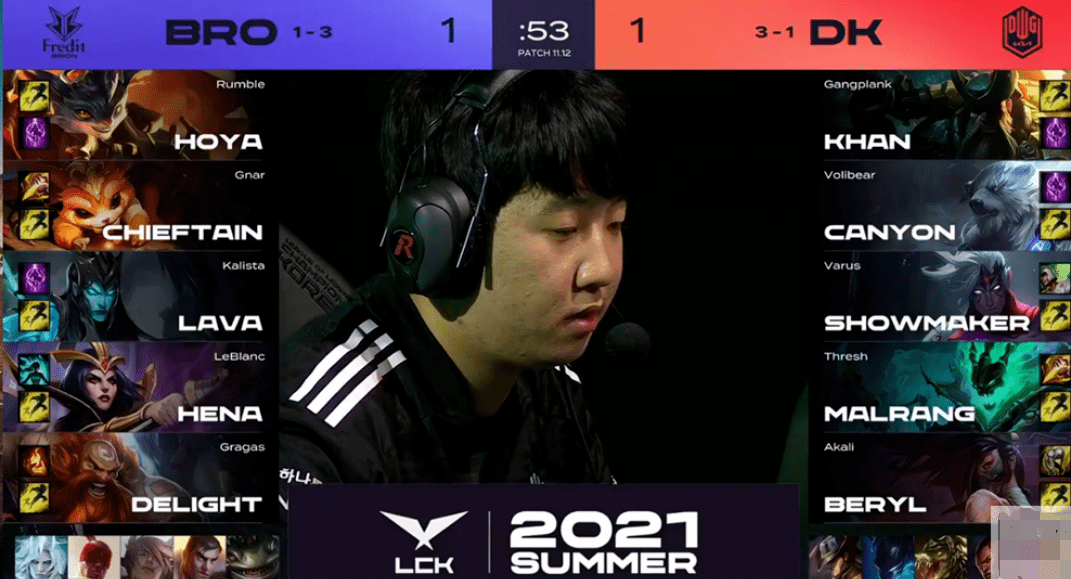 BRO再次爆冷击败DK！总冠军三线惨遭碾压_Canyon