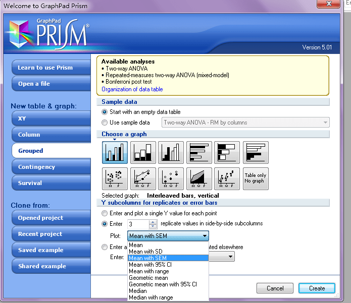如何使用GraphPad做多组柱状图？_实验