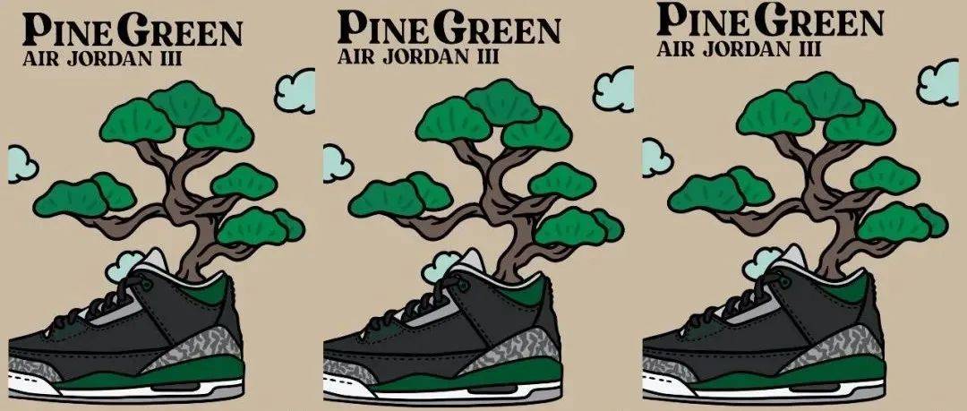 Air Jordan 3 Retro "Pine Green"｜XH55发售呈献 」_登记