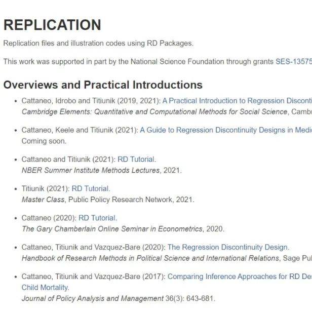 RDD：不可不知的断点回归论文合集_using_and_Designs