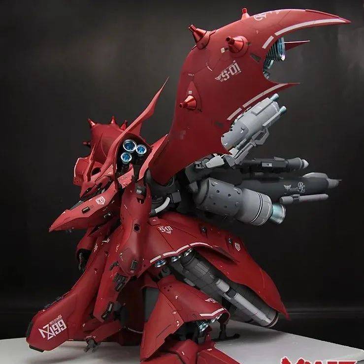 [小T高达秀]RE MSN-04II 高机动型夜莺最终决战式样_沙扎比_光束步枪_安装了