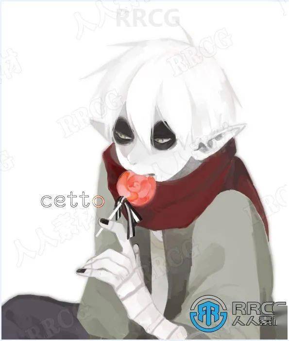 p站画师yasutatsu唯美人物卡通动画角色原画插画集_人人_素材_官方