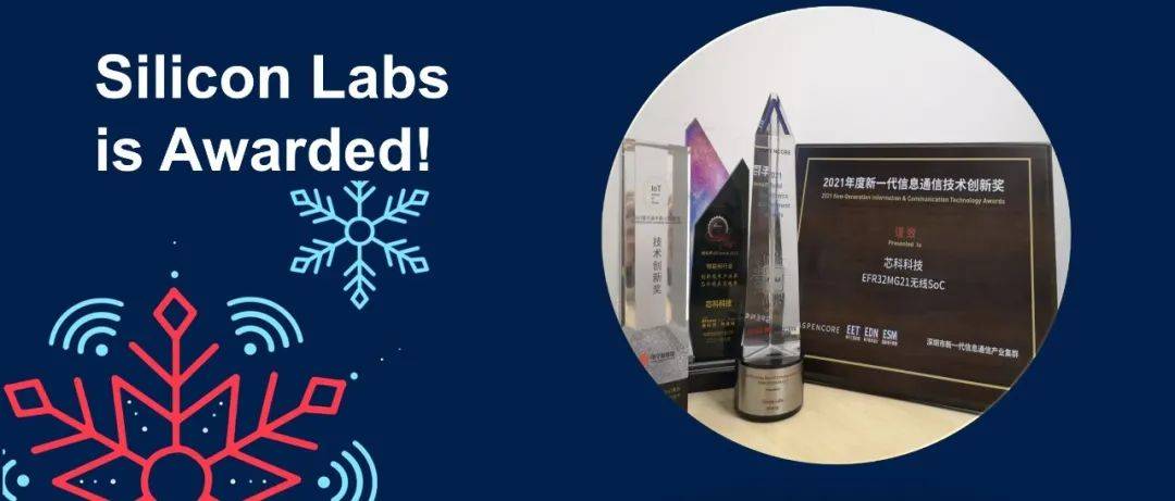 闪耀2021年，获颁全球及囯內等十余项行业及物联网产品大奖_Labs_Silicon_技术