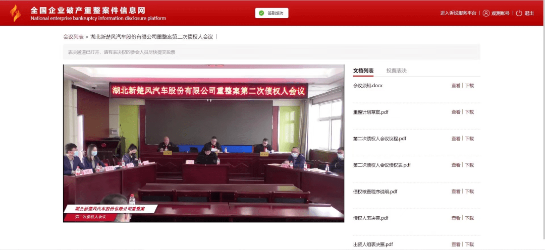 【优化法治化营商环境】曾都区法院成功审结湖北新楚风汽车股份有限公司破产重整案 搜狐大视野 搜狐新闻