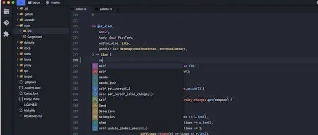 开源｜用Rust编写的，闪电般快速且功能强大的代码编辑器_Druid_Wgpu_Rope