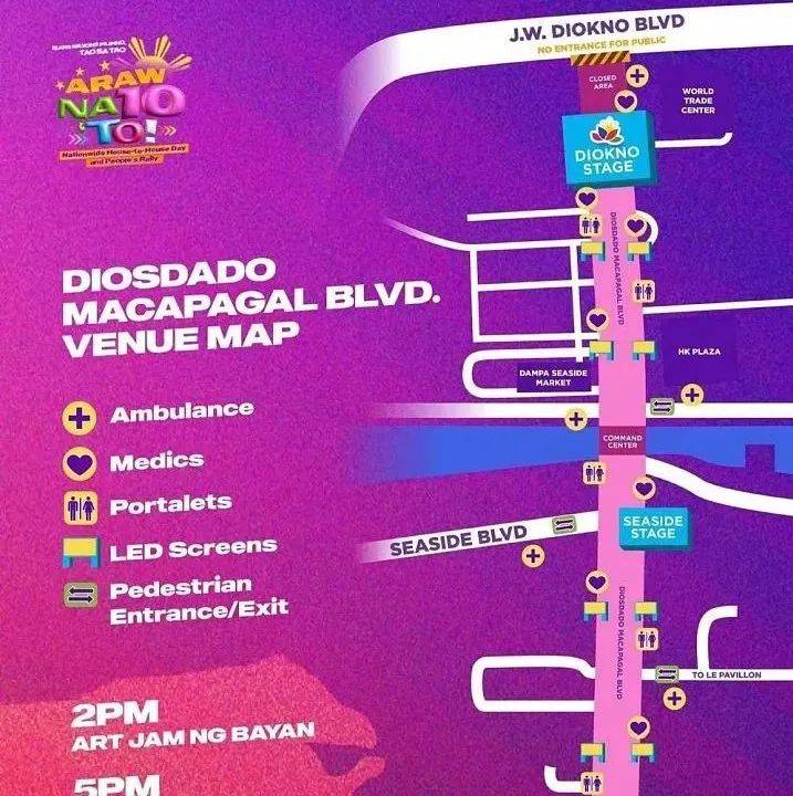 注意！帕赛市 Macapagal 大道今日起连封三天！_林丽妮_Leni_发展署