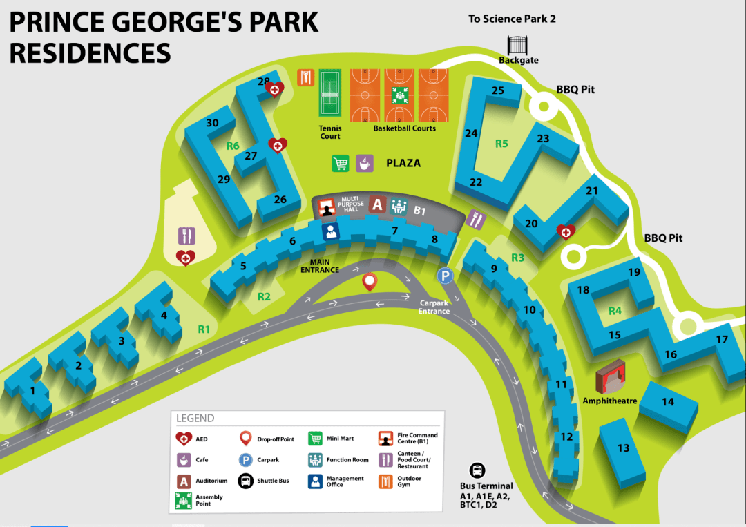 新生干货丨Prince George's Park Residences (PGPR)宿舍简介_Type_Kent_Utown