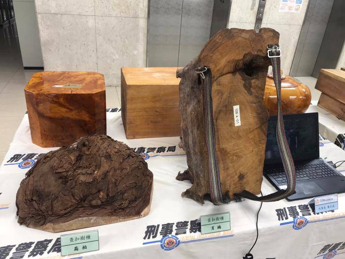 台湾警方查缉盗伐林木集团 设项目逮115人 陈家钦 艺品店 警务