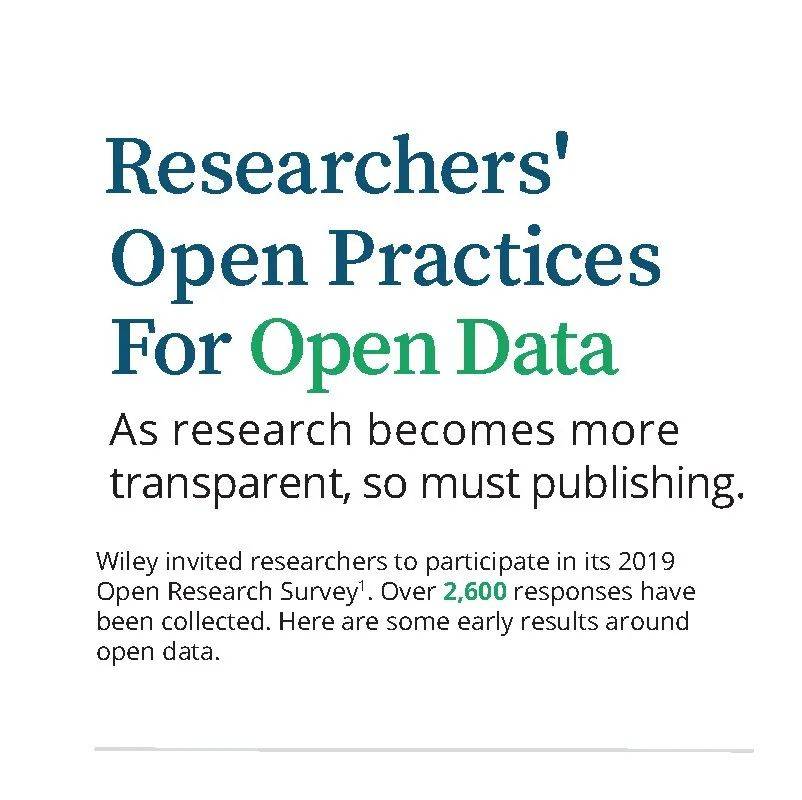 Open Research专栏 | 开放数据_Wiley_研究_Data