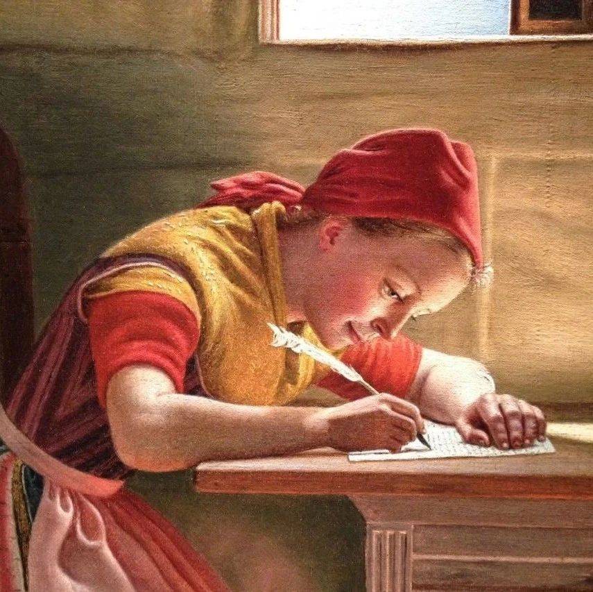 油画人物欣赏——Christen·Dalsgaard_丹麦_微信_教学