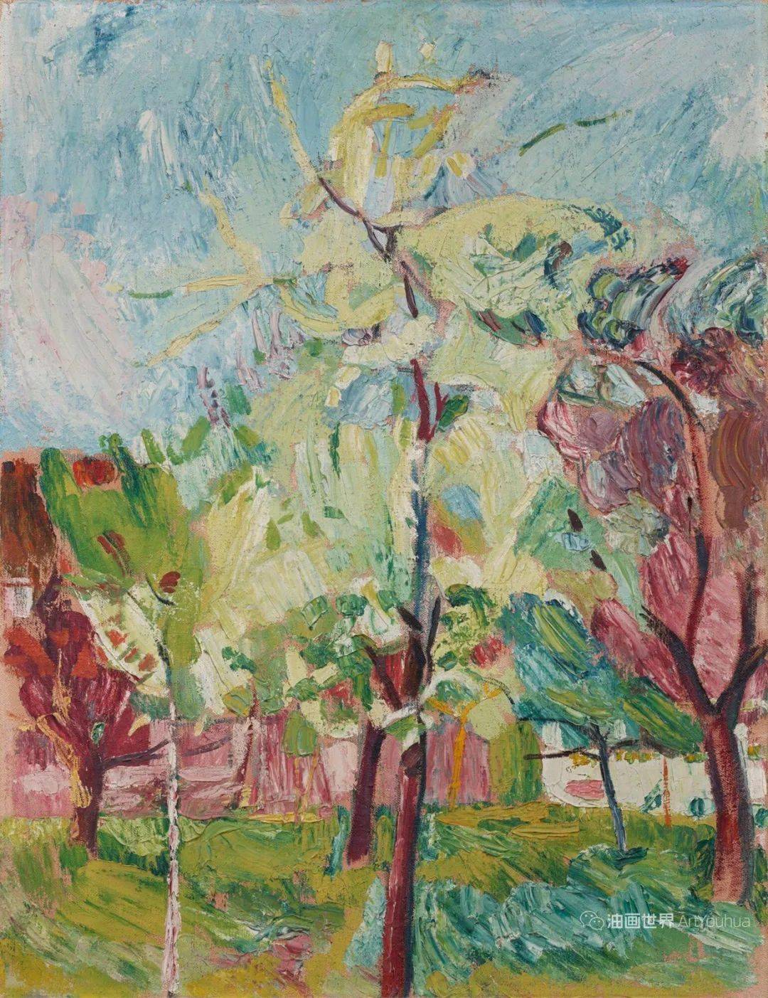 色彩大师库诺·阿米埃特_Amiet_瑞士_作品