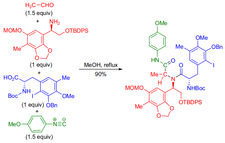 著名的多组分反应----Ugi反应，除了合成多肽还能合成杂环？_Chem_Org_进行