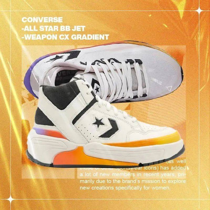 发售 | Converse All Star BB Jet & Converse Weapon CX Gradient_万象汇_限量_顾客