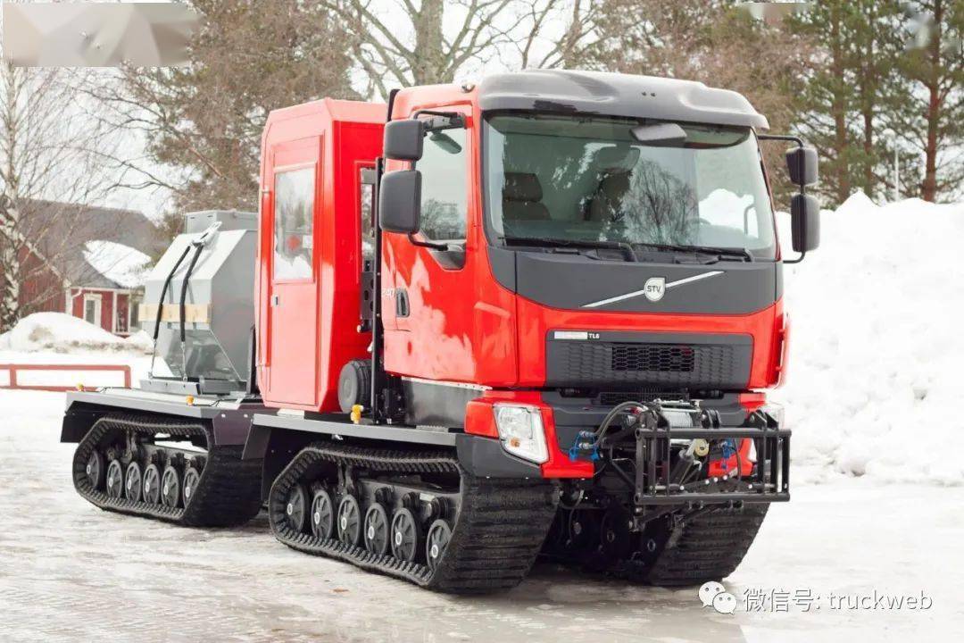 沃尔沃FL装上履带化身全地形载具 奇奇怪怪的STV TL6简介_搜狐汽车_搜狐网