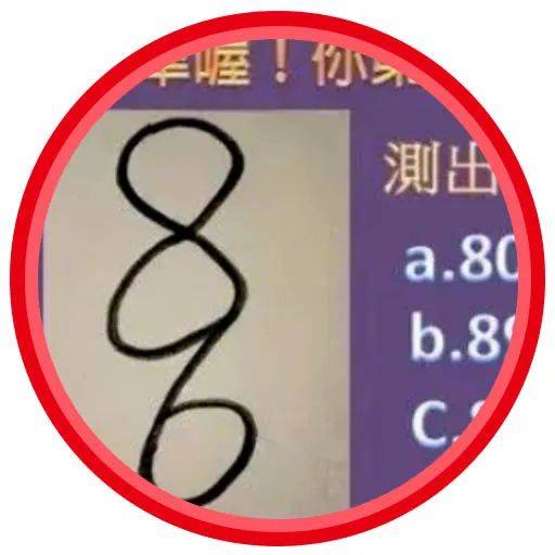 第一眼看到什么数字 你就是什么人 神准~个性脾气条理性