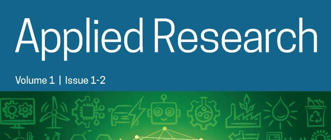 Wiley旗下Applied Research特刊征稿通知_应用_Bernd_信息