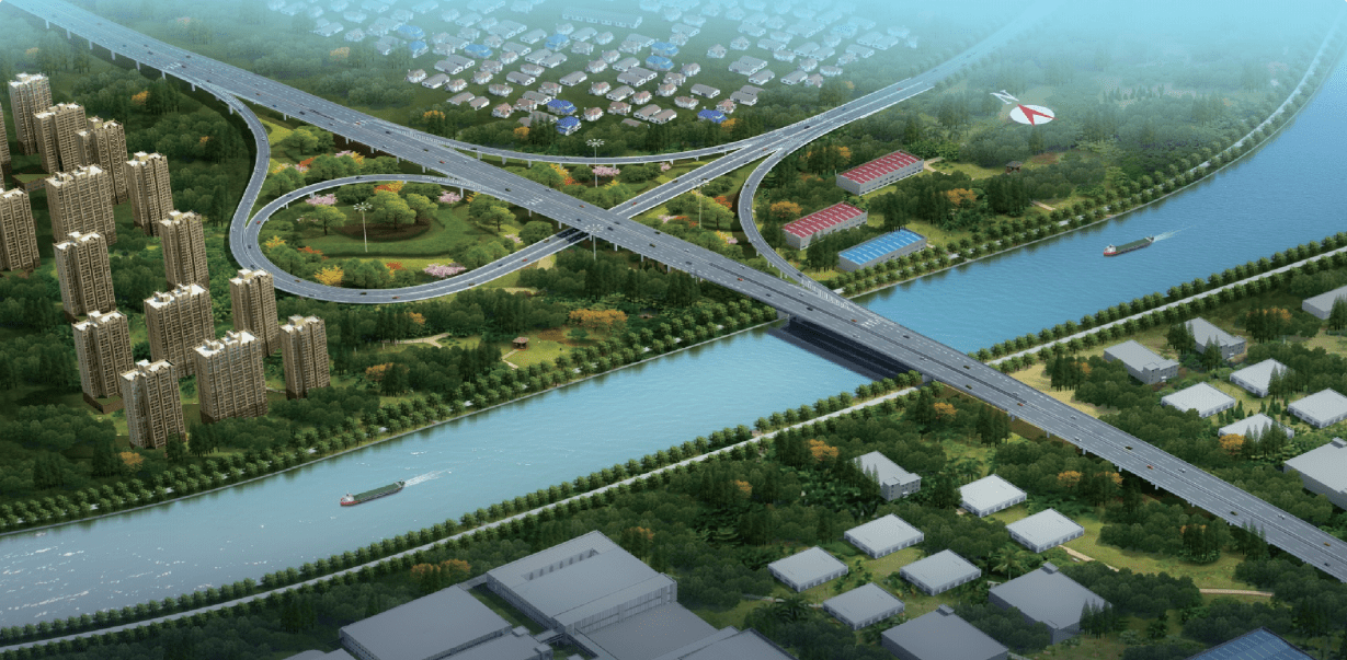 吴淞江工程（上海段）G1503高速公路桥东半幅通车_建设_航道_信息