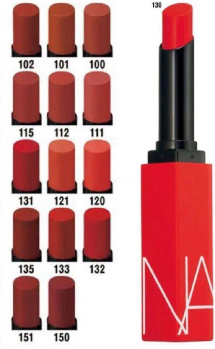 NARS推出全新细管哑光唇膏(含15色模特试色图）_Power_色彩_玫瑰
