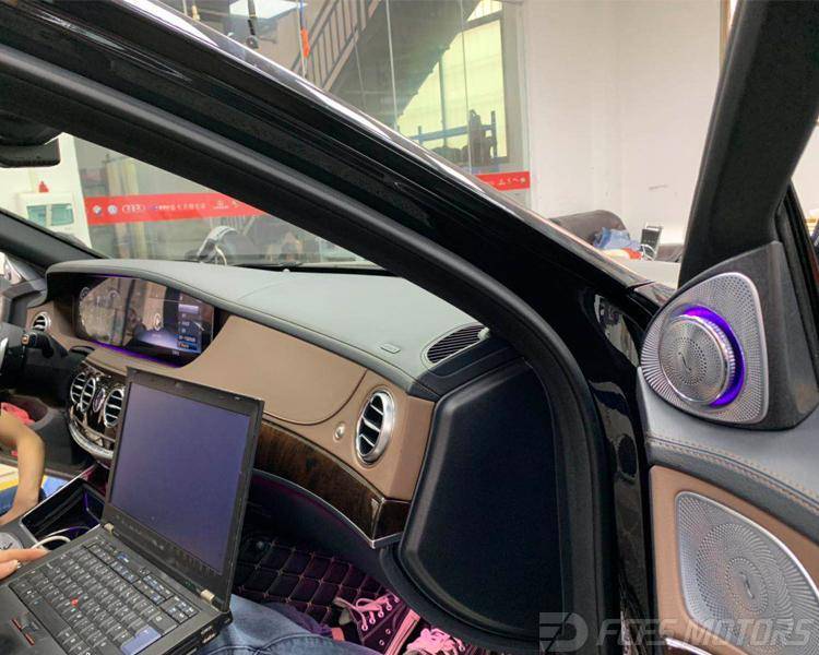 奔驰S320 S350 S450升级23P驾驶辅助限距 行政餐桌 原厂改装项目_搜狐汽车_搜狐网